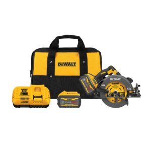 dewalt flexvolt 60v max* circular saw with brake kit, 7-1/4-inch (dcs578x2)