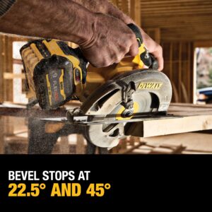 DEWALT FLEXVOLT 60V MAX* Circular Saw with Brake Kit, 7-1/4-Inch (DCS578X2)