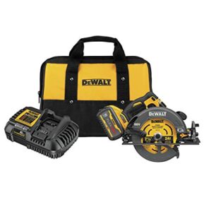 dewalt flexvolt 60v max* circular saw with brake kit, 7-1/4-inch (dcs578x1)