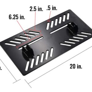 M MASSIMO MOTOR Motor Snow Plow - Blade Push Frame for UTV ATV (60 inch)