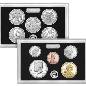 2020 S U.S. Mint 10 Coin Silver Proof Set - OGP box and COA Proof