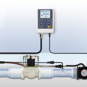 DIGITEN Water Flow Control Meter LCD Display Controller+G3/4" Water Hall Sensor Flow Meter Flowmeter Counter 1-60L/min+G3/4" Electric Solenoid Valve Normally Closed N/C+DC 12V Power Adapter