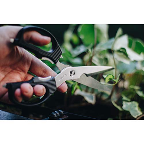 Kershaw Taskmaster Shears, Multi-Purpose Shears, Multifunctional Scissors with 3.5 Inch Blades (1121), Black, Regular