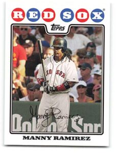 2008 topps #200 manny ramirez nm-mt boston red sox baseball