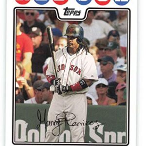 2008 Topps #200 Manny Ramirez NM-MT Boston Red Sox Baseball