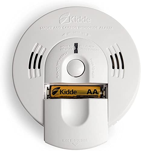 Kidde Hardwired Smoke & Carbon Monoxide Detector, Battery Backup, Interconnectable, LED Warning Light Indicators