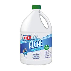 hth 67034 algae guard swimming pool algaecide cleanser, 1 gal