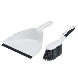 AmazonCommercial - LF2100-6P 9-inch Dustpan and Brush Set - 6-Pack Grey