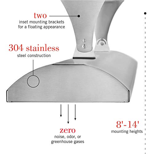 Infratech CD-6024 SS Stainless Steel 61.25” Dual Element Fixture 6000 Watt, 240 Volt, Stainless Steel