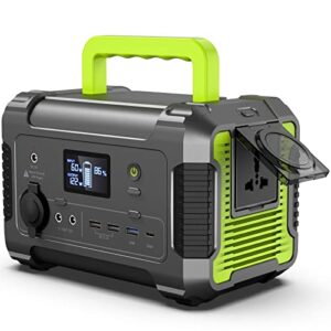 paxcess portable power station 200w, 230wh/62400mah emergency backup lithium battery, 110v pure sine wave ac outlet, qc 3.0, usb-c pd input/output, solar generator for home/outdoor camping adventure