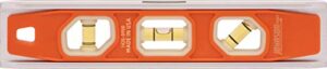 johnson level & tool 1435-0900 magnetic glo-view torpedo level, 9", orange, 1 level