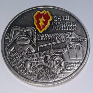 25th Infantry Division Tropic Lightning Military Challenge Art Coin