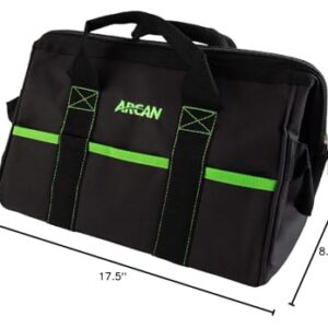 Arcan 16-Inch Tool Bag, 6 Outside Pockets and End Handles (ABAG6)