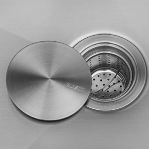 Ruvati Drain Cover for Kitchen Sink and Garbage Disposal - Brushed Stainless Steel - RVA1035