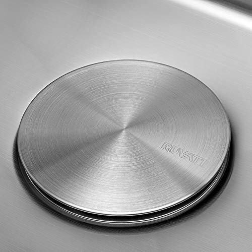 Ruvati Drain Cover for Kitchen Sink and Garbage Disposal - Brushed Stainless Steel - RVA1035