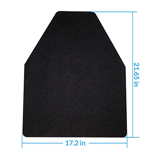 LVAP Urinal Mats (10 Pack) - Mens Urinal Best Uniral Mat.Non-Slip Deodorization Black Floor Water Absorption Urine Mats for Men's Restrooms & Bathrooms