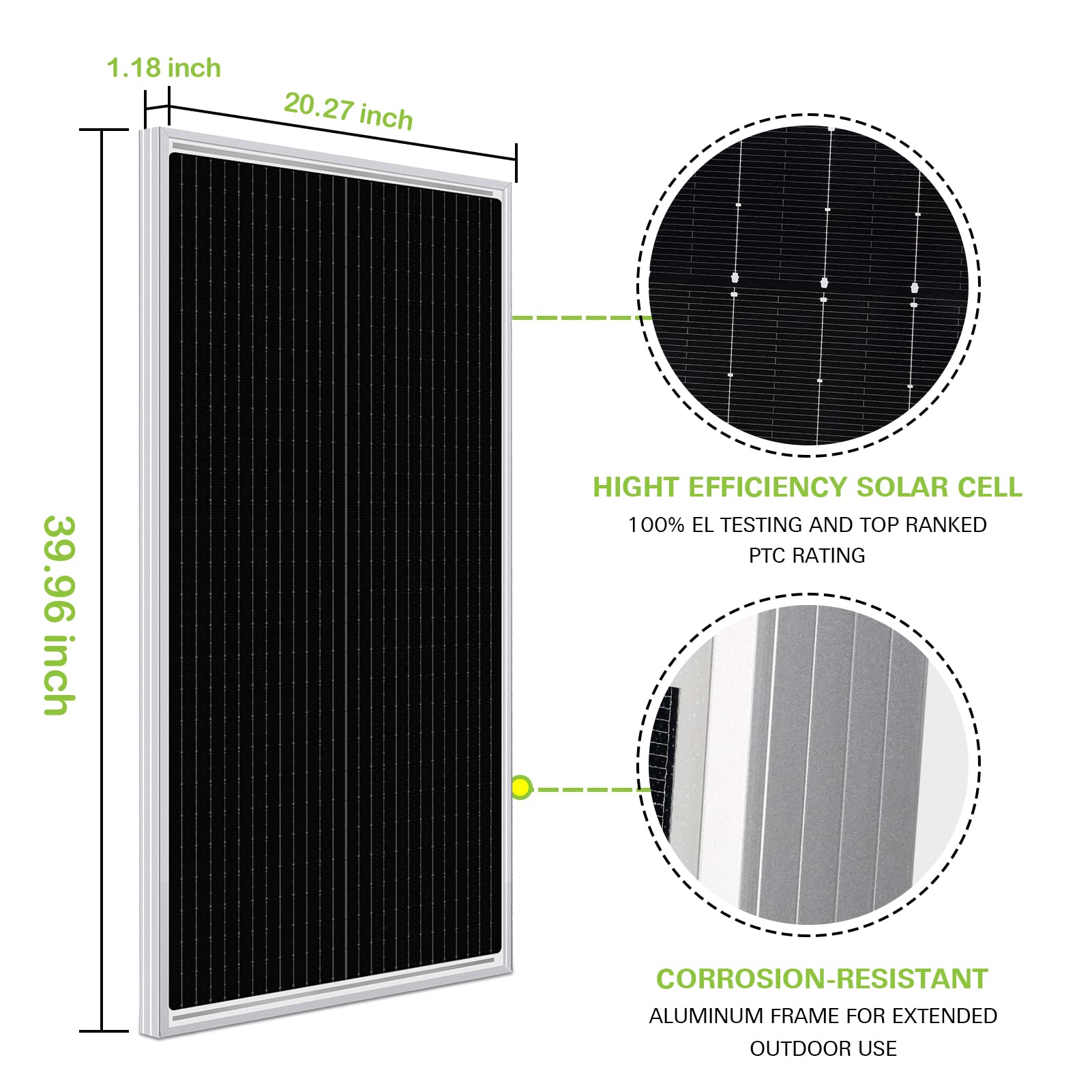 Weize 200W 12 Volt Solar Panel Starter Kit with 30A PWM Charge Controller, High Efficiency Monocrystalline PV Module for Home, Camping, Boat, Caravan, RV and Other Off Grid Applications