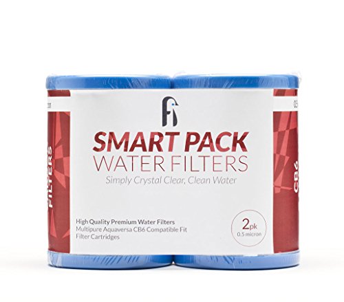 Smart Pack - 2 Pack - CB6 Carbon Block Water Filter Replacement for MP MPC Systems