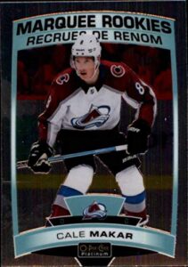 2019-20 o-pee-chee platinum #175 cale makar rc rookie colorado avalanche nhl hockey trading card