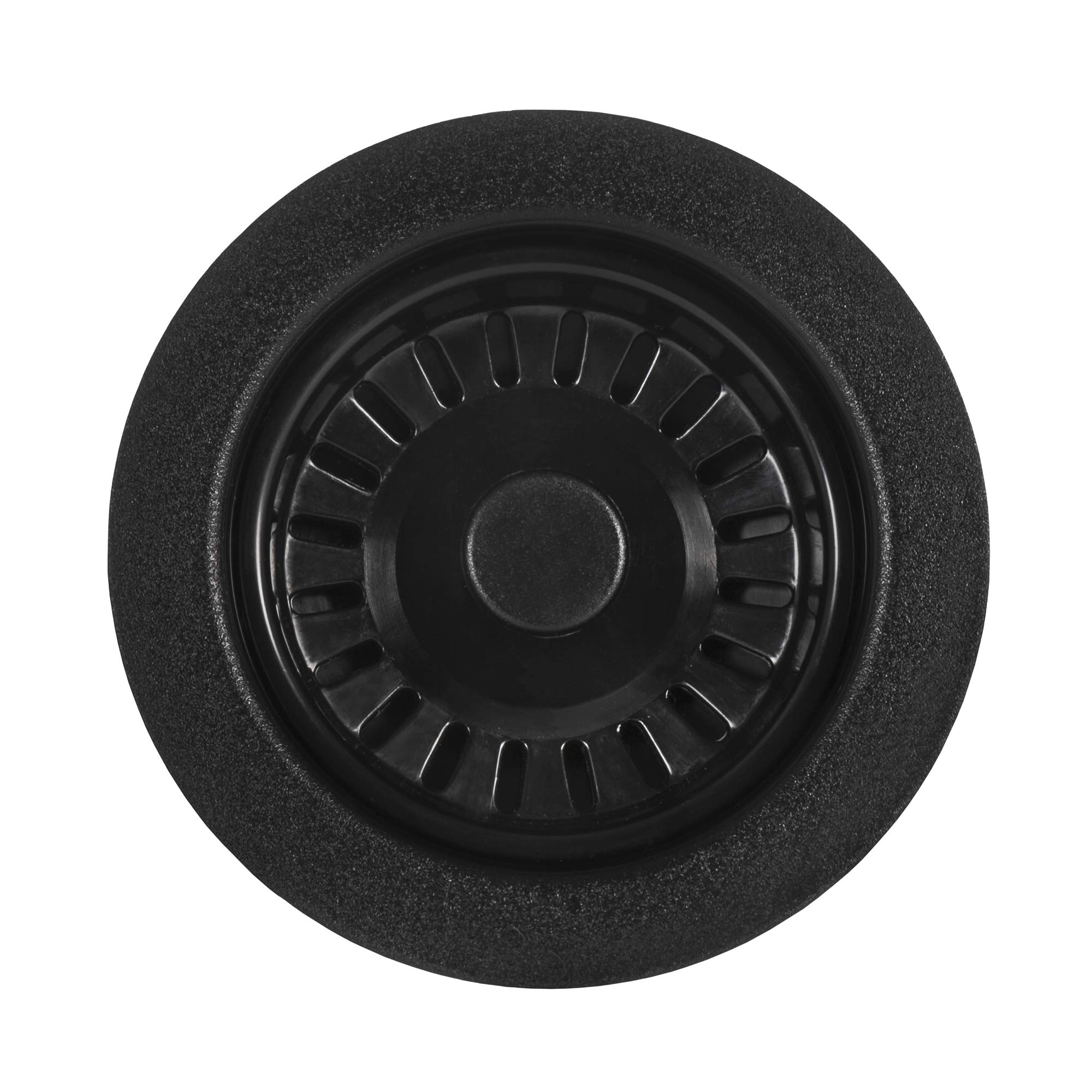 Ruvati Kitchen Sink Basket Strainer Drain Assembly - Matte Black - RVA1038BL