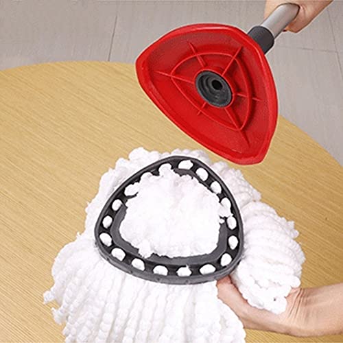 HOMEE Spin Mop Replacement Heads Compatible with Spin Mop, 5 Pack Mop Head Replacement Microfiber Mop Refills Easy Cleaning Mop Head Replacement