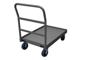 durham eptlu24366pu95 platform truck, 6 polyurethane, lips up