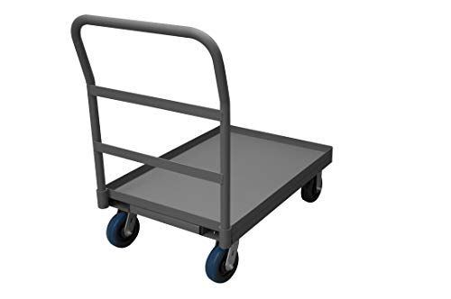 Durham EPTLU24366PU95 Platform Truck, 6 Polyurethane, Lips up