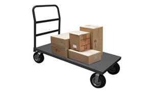 durham ept36728pn95 platform truck, pneumatic, 1200 lbs, gray