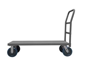 durham ept30608pu95 platform truck, 8 polyurethane, lip down