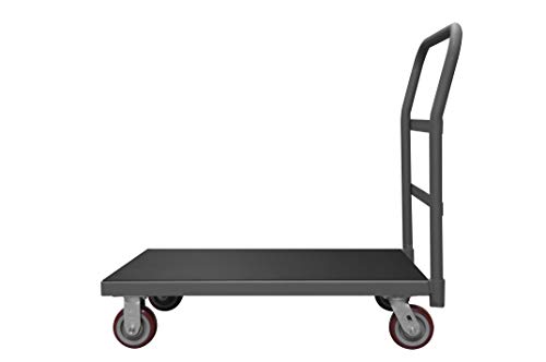 Durham EPTRM30605PU95 Platform Truck, Rubber mat, 1400 lbs