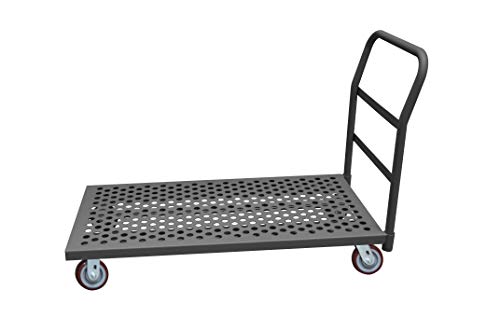 Durham EPTP24365PU95 Perforated Platform Truck, Lips Down