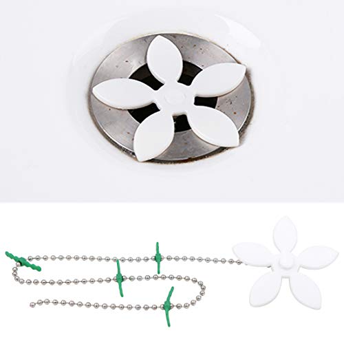 Set of 15 Pcs Drain Hair Catcher,Flower Shower Drain Protectors Hair Stopper Shower Drain Hair Trap Remover Hair Filter for Kitchen Bathroom Drain Sink Cleaning Tool