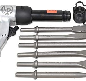 Buyer$ Lair Kit - CP714 Heavy Duty Air Hammer & 8940158924 Quick Change Retainer & CA155807 6 pc Chisel Set (9 pc Bundle)