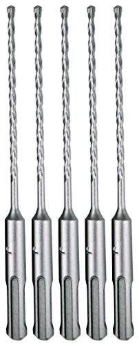 Makita 5 Pack - SDS-Plus 5/32” Drill Bits for SDS+ Rotary Hammers - 4" Deep Drilling Into Concrete & Masonry