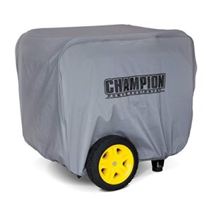 champion power equipment 100699 12,000 watt portable generator cover, grey