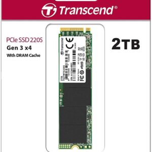 Transcend TS2TMTE220S 2TB M.2 PCIe Gen3x4 NVMe Internal Solid State Drive