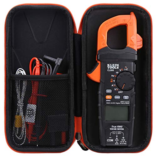 Aproca Hard Travel Storage Carrying Case for Klein Tools CL800 Digital Clamp Meter