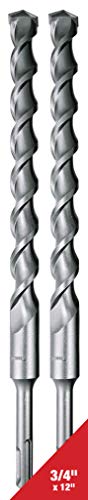 Makita 2 Pack - SDS-Plus 3/4” Drill Bits For SDS+ Rotary Hammers - 10" Deep Drilling Into Concrete & Masonry