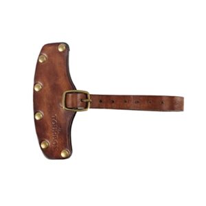 tourbon vintage leaher hatchet axe head cover sheath