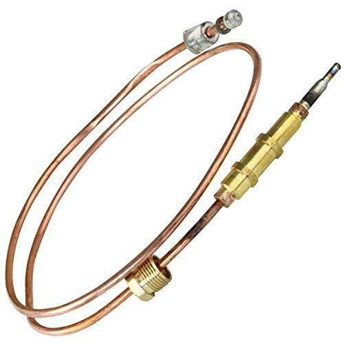 Universal Gas Thermocouple 35" Length, toaster oven, Thermocoupler Sensor, for Gas Fireplace BBQ Grill Firepit Water Heater and Gas Refrigerator