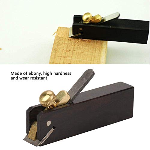 Hand Planer Ebony Mini Planer DIY Cable-line Working Hands Block Plane Woodworking Plane for Trimming and Polishing The Edges