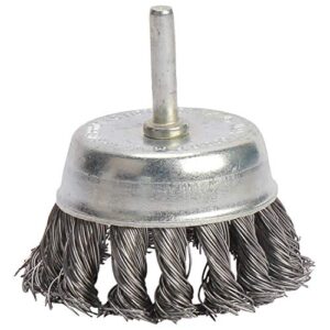 YaeCCC 13 Pcs Wire Brush Wheel Cup Brush Set Wire Brush for Drill 1/4 Inch Shank for Drill Rust Removal Steel Wire Wheel for Drill Attachment