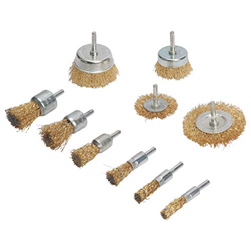 YaeCCC 13 Pcs Wire Brush Wheel Cup Brush Set Wire Brush for Drill 1/4 Inch Shank for Drill Rust Removal Steel Wire Wheel for Drill Attachment