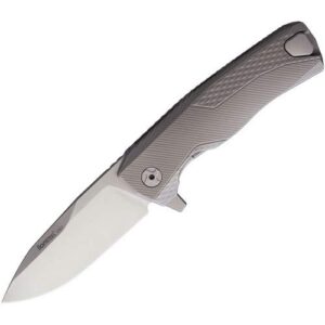 rok titanium framelock gray lstrokg