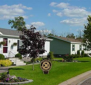 No Dog Poop Sign for Yard with Stake (2Pack) 12" x 6"Double Sided No Pooping Dog Sign-Please Be Respectful - Stop Dogs from Pooping or Peeing On Your Lawn Yard Sign