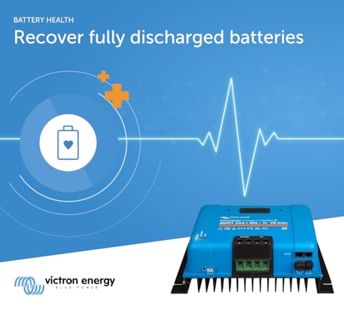 Victron Energy SmartSolar MPPT TR VE.Can 250V 100 amp 12/24/36/48-Volt Solar Charge Controller (Bluetooth)