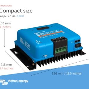 Victron Energy SmartSolar MPPT TR VE.Can 250V 100 amp 12/24/36/48-Volt Solar Charge Controller (Bluetooth)