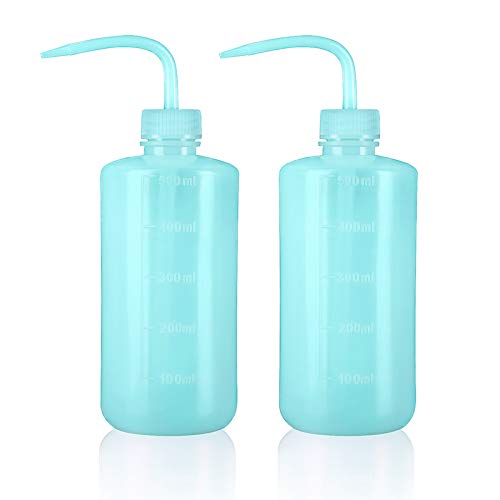 Oubest Squeeze Bottles Succulent Watering Bottle 500ml Blue Water Squirt Irrigation Bottle Squeeze Sprinkling Can Plastic Wash Plant Bottle 2pc