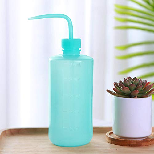 Oubest Squeeze Bottles Succulent Watering Bottle 500ml Blue Water Squirt Irrigation Bottle Squeeze Sprinkling Can Plastic Wash Plant Bottle 2pc