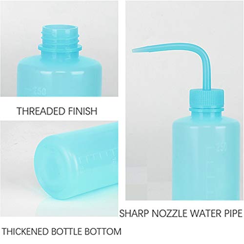 Oubest Squeeze Bottles Succulent Watering Bottle 500ml Blue Water Squirt Irrigation Bottle Squeeze Sprinkling Can Plastic Wash Plant Bottle 2pc